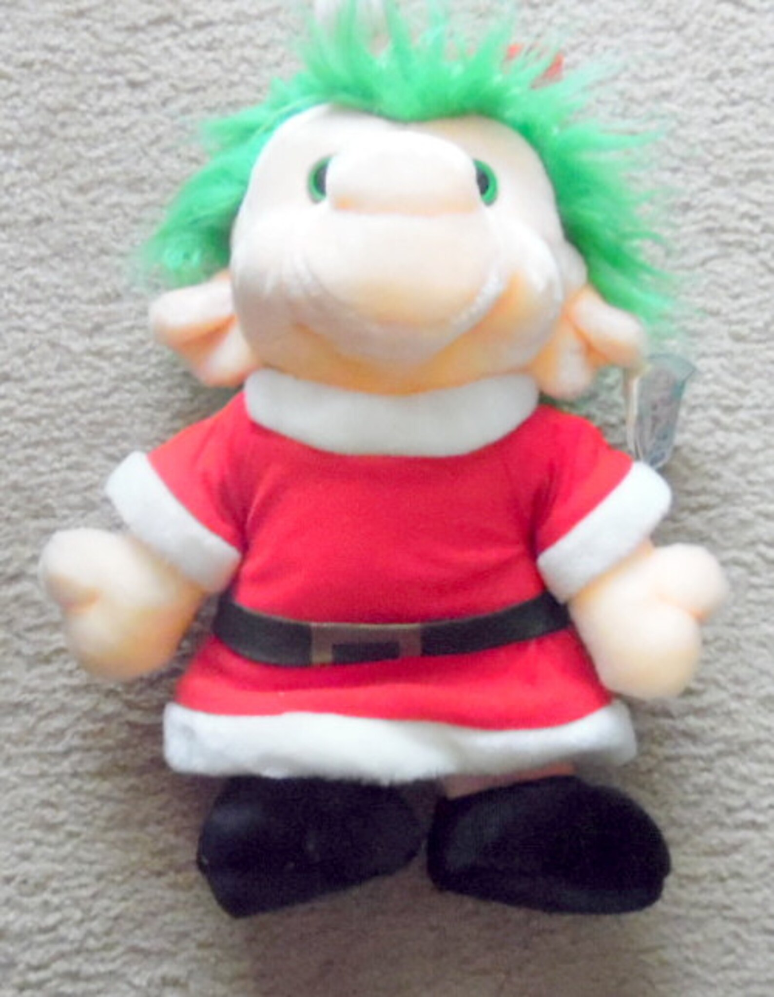 Vintage Santa Claus Trolio Troll Doll Made in Hong Kong - Etsy