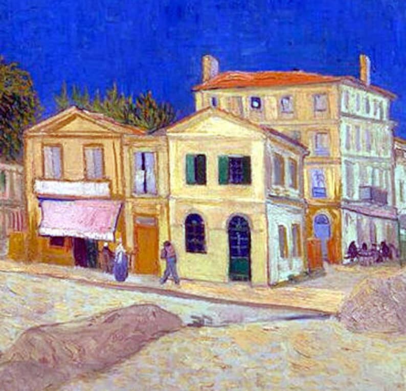 Vincent Van Gogh-The_yellow_house sometimes called: The | Etsy