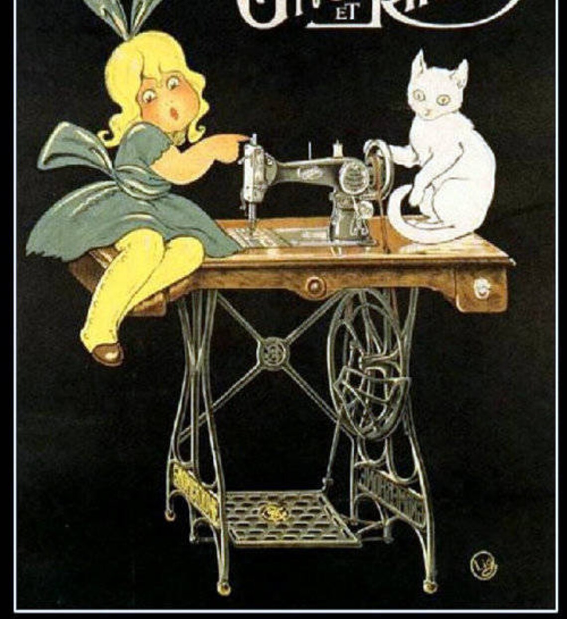 Machines Coudre French Singer Sewing Machines Advertisement | Etsy