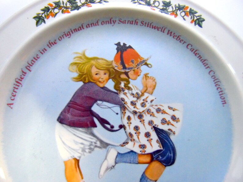 Sarah Stillwell Weber Calendar Collector Plateseptember - Etsy