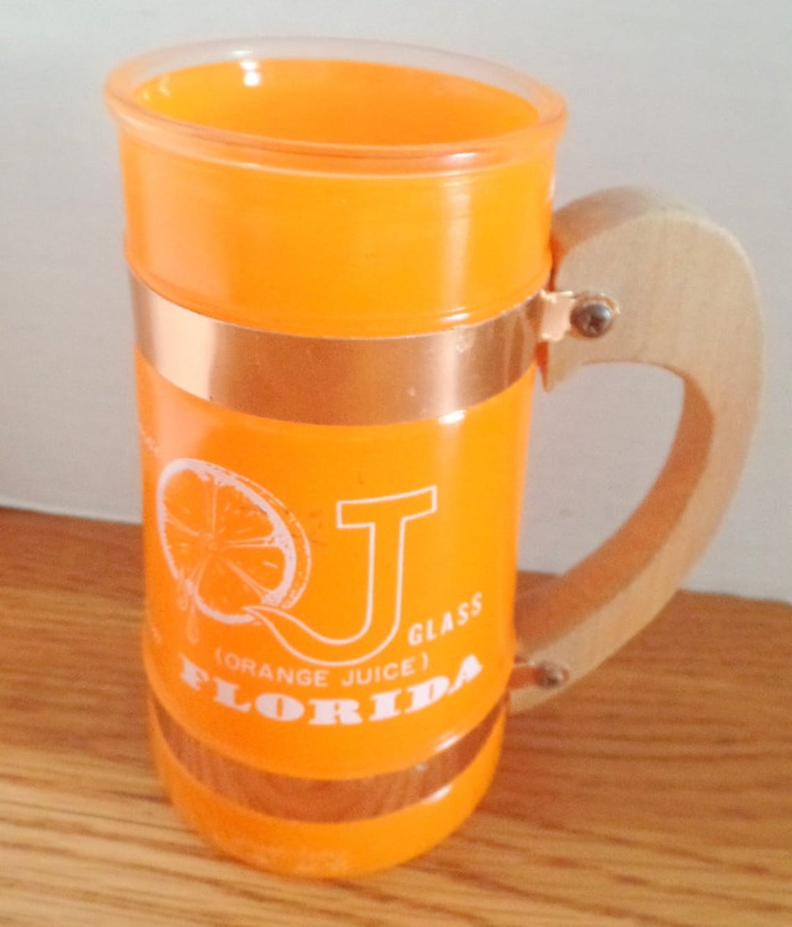 Vintage Orange juice Mug a Souvenir of Florida Orange - Etsy