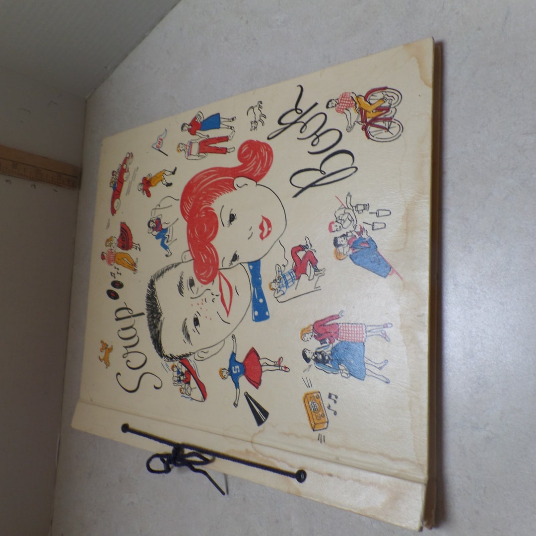 1950-60s Teen Scrapbook, Retro, Unused, Some Yellowing Bottom ...