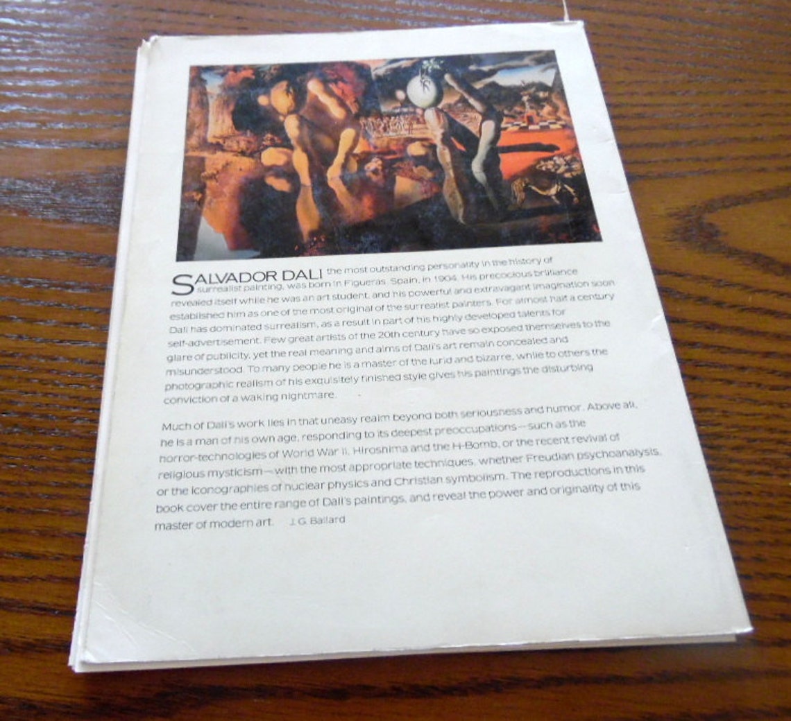 Dali as Edited by David Larkin Art Book 1974 Full Color - Etsy