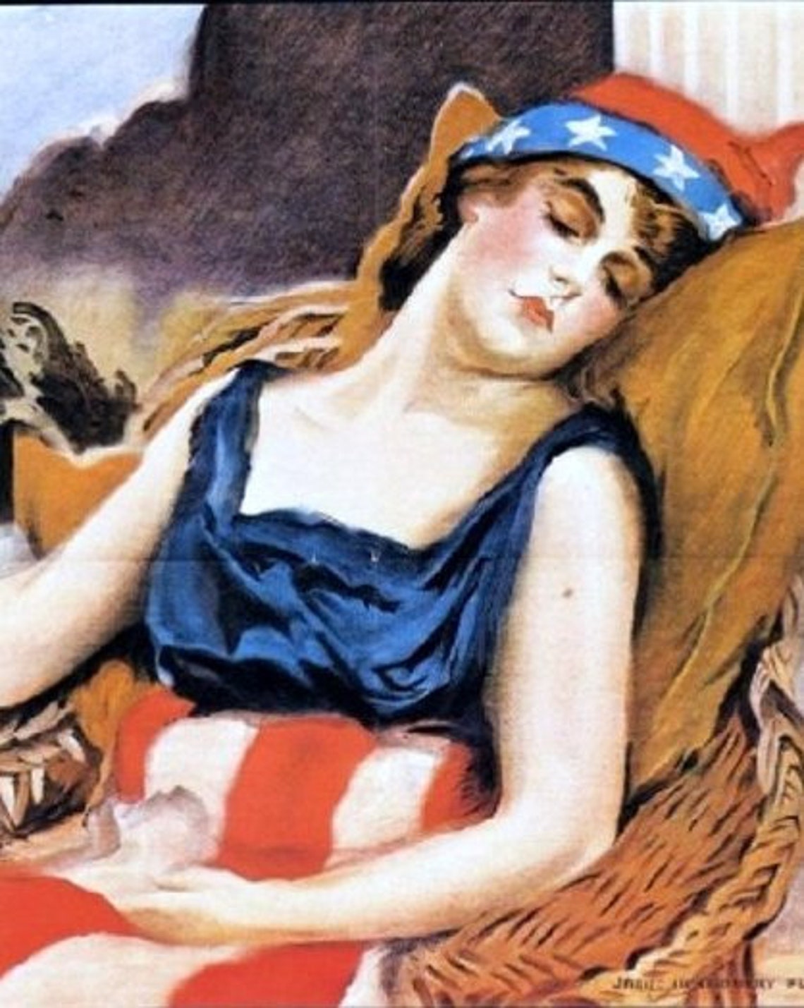 WWI, Wake up America!, Recruitment Advertisement, Military, Patriotic ...