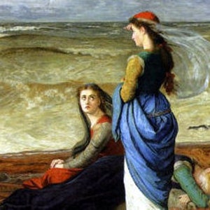Longing, James Archer, Women at Sea Shore, Scotland. Women Waiting for ...