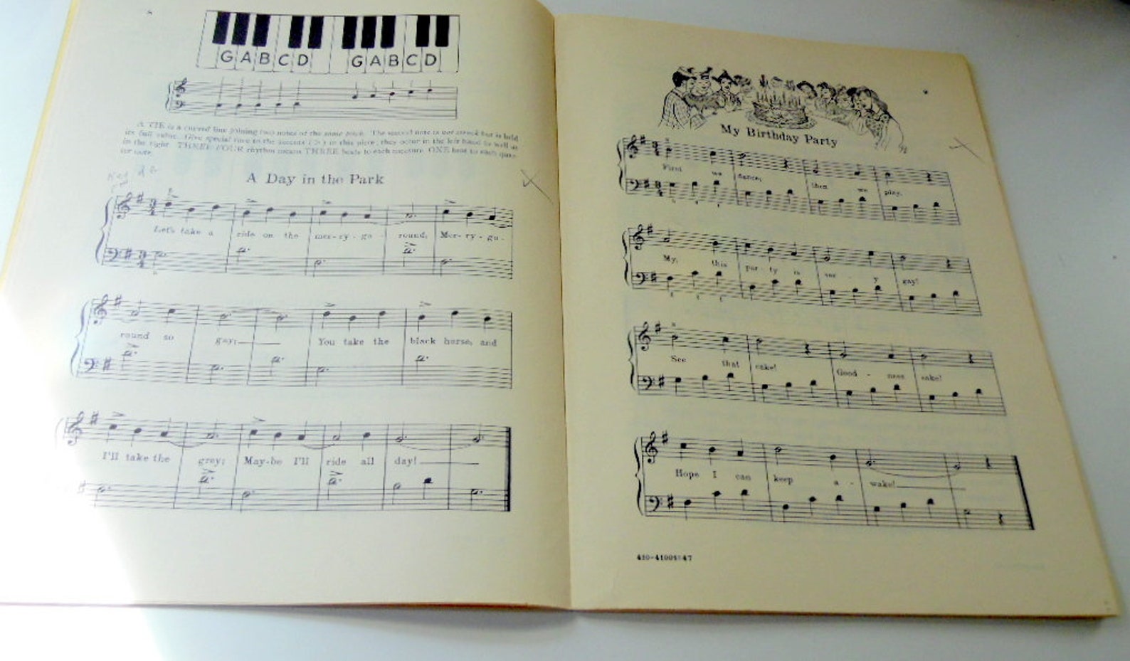 1949 Piano Music Book. Little Players Growing up by Robert - Etsy