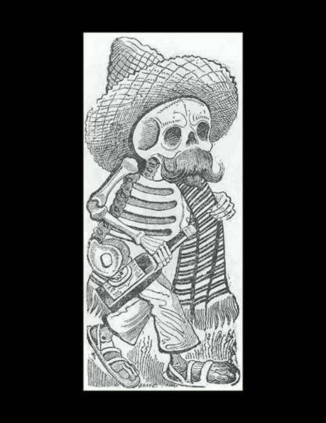 Senor Calaver by Posada Dia Muertos Skeleton, Late 1800s, Day of the ...