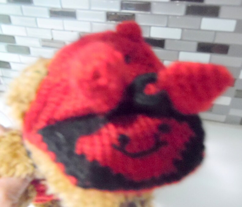 Fuzzy Brown Lady Bug Teddy Bear 12 Good Cond. Wearing - Etsy