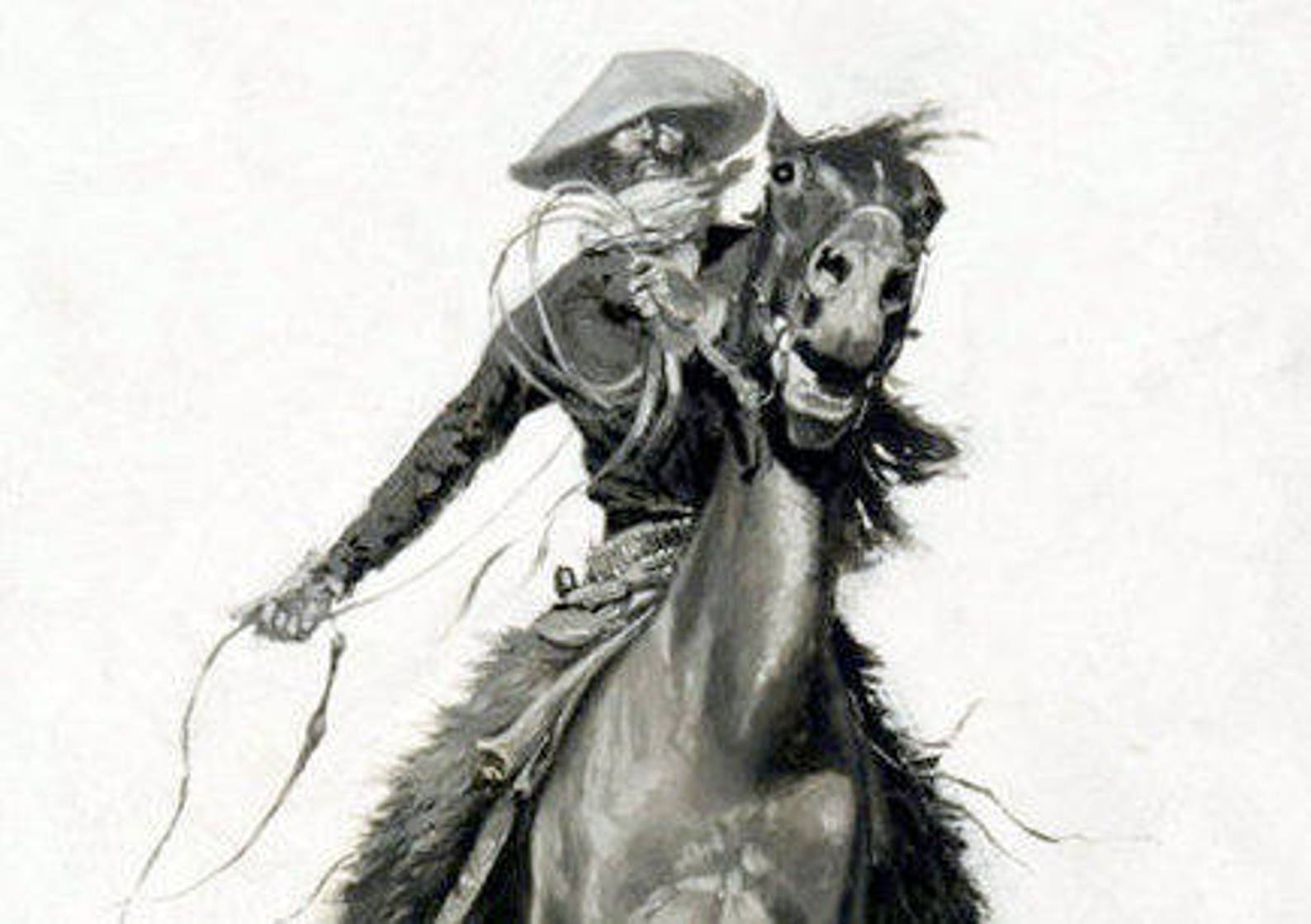 Cow Puncher by Frederic Remington 1901cowboy Western Art - Etsy