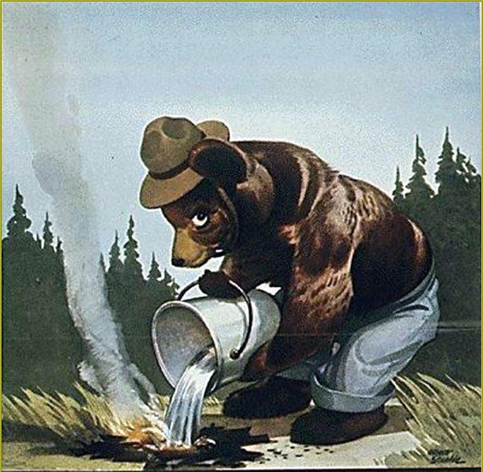 Smokey the Bear, Smokey Says, Prevent Forest Fires, Advertisement ...