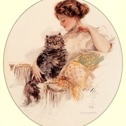 8 X 10 Poster Print Harrison Fisher Romantic Print. Girl - Etsy