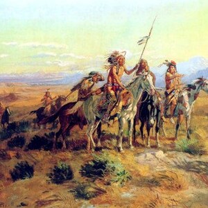 The Scouts, Charles M Russell, Native American, Indian Warriors ...