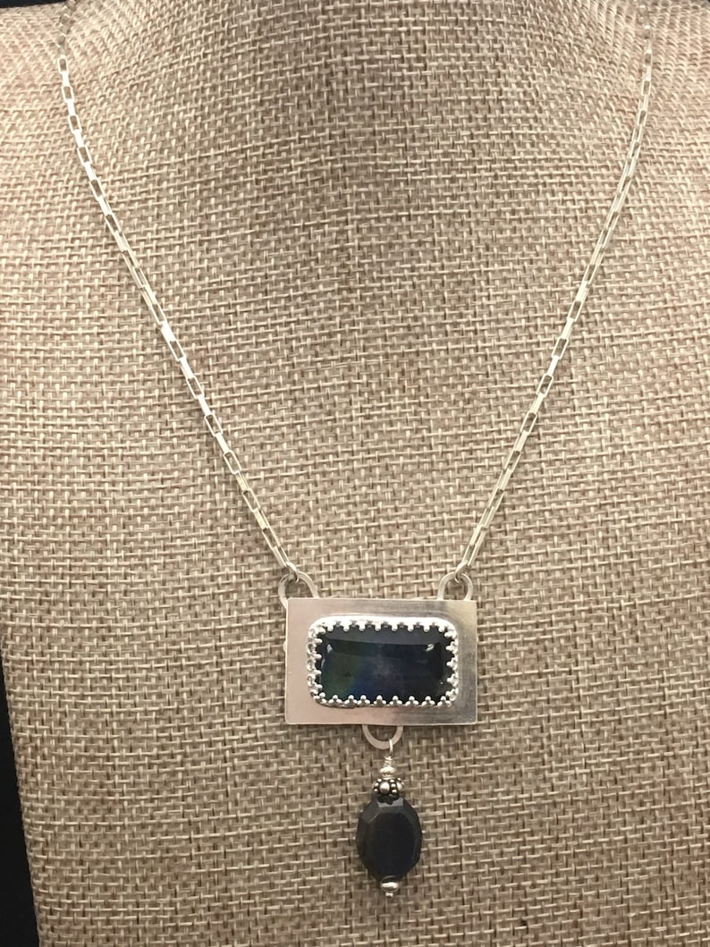 Spectrolite Necklace - Etsy