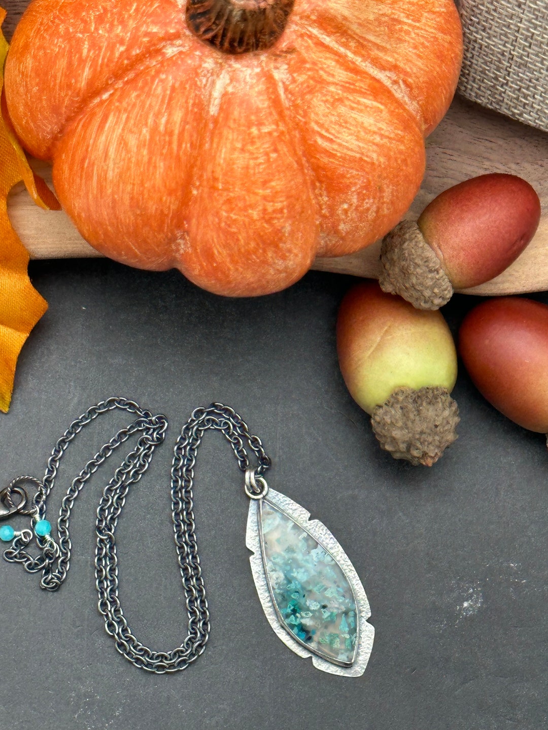 Confetti Agate Artisan Necklace - Etsy