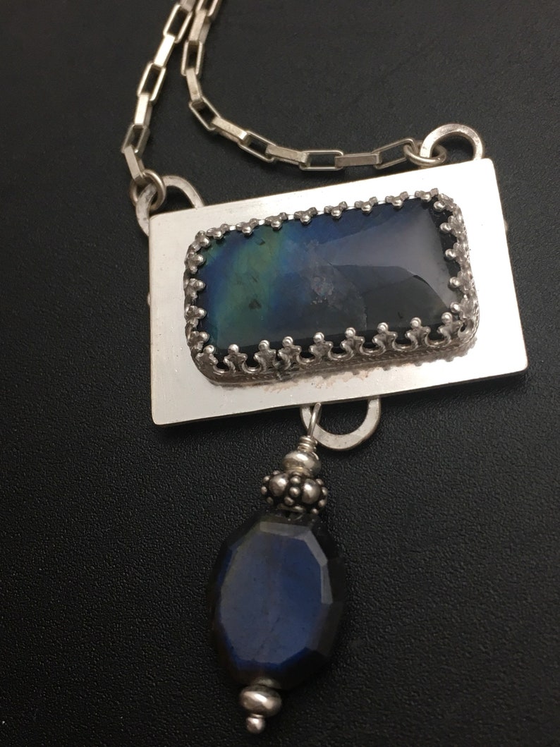 Spectrolite Necklace - Etsy