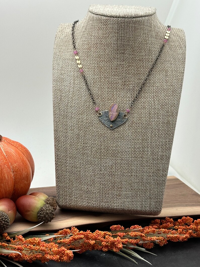 Australian Pipe Opal Ancient Ruins Necklace - Etsy