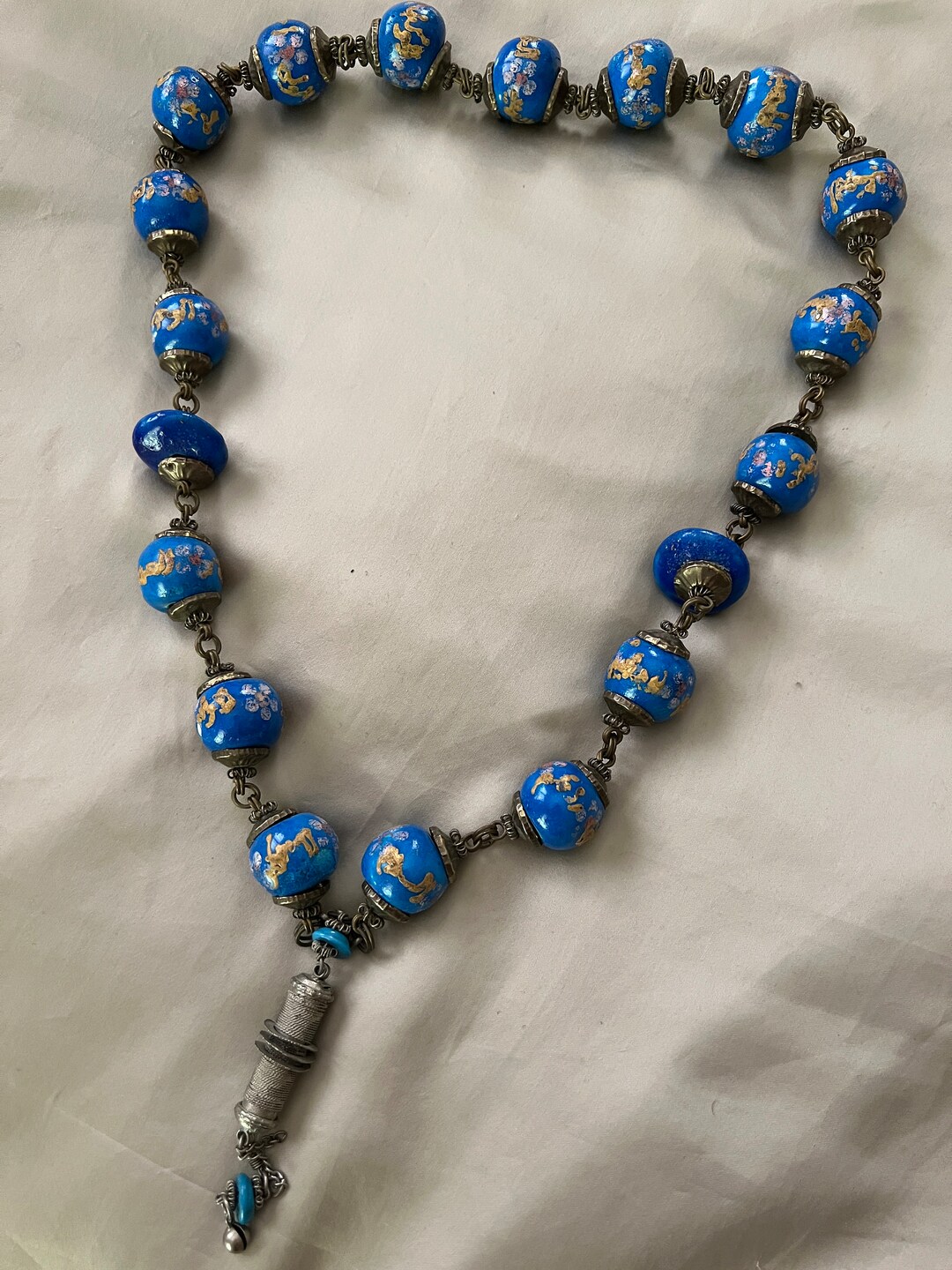 Super Unusual Moroccan Middle Eastern Bead Necklace - Etsy