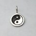 Sterling Silver Yin and Yang Charm Small Yin Yang Charm Ying - Etsy
