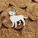 Labrador Retriever Charm, Sterling Silver Labrador Charm, Labrador ...