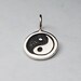 Sterling Silver Yin and Yang Charm Small Yin Yang Charm Ying - Etsy
