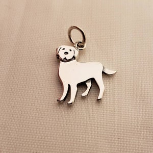 Labrador Retriever Charm, Sterling Silver Labrador Charm, Labrador ...