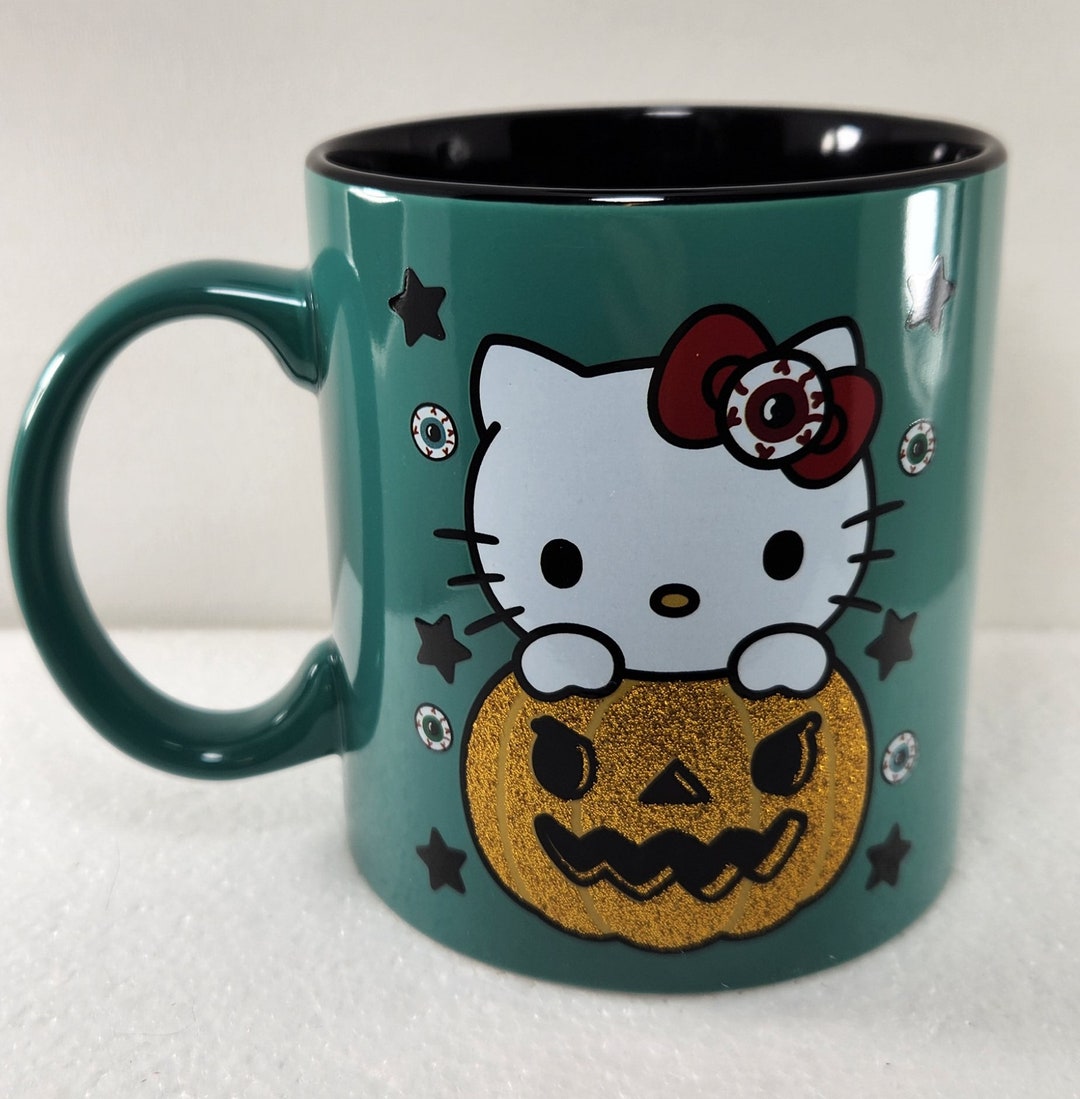 Hello Kitty Halloween Mug Sanrio Halloween Mug Halloween - Etsy