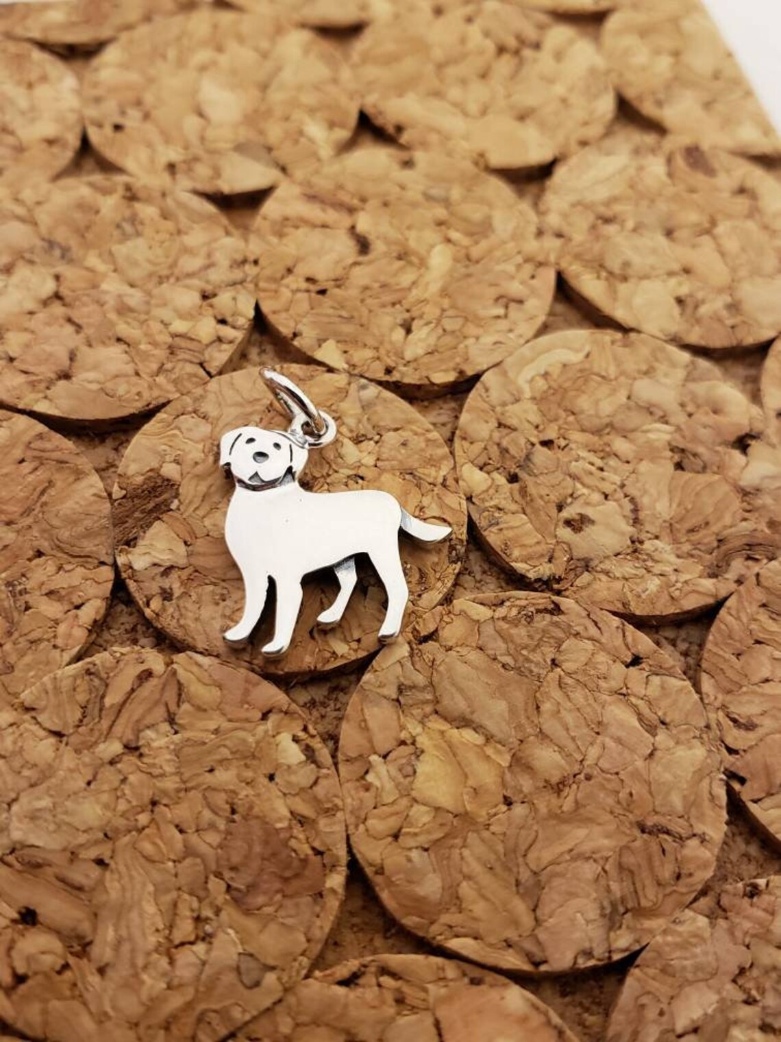 Labrador Retriever Charm Sterling Silver Labrador Charm | Etsy
