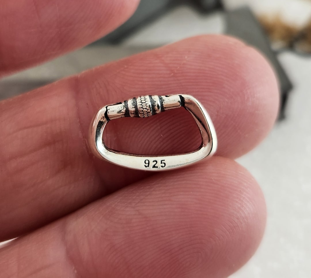 Mini Sterling Silver Snap Hook for Jewelry Making,mini Clasp Link ...