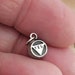 Sterling Silver 3D Magic Eight Ball Charm, Clairvoyant Charm, Magic 8 ...