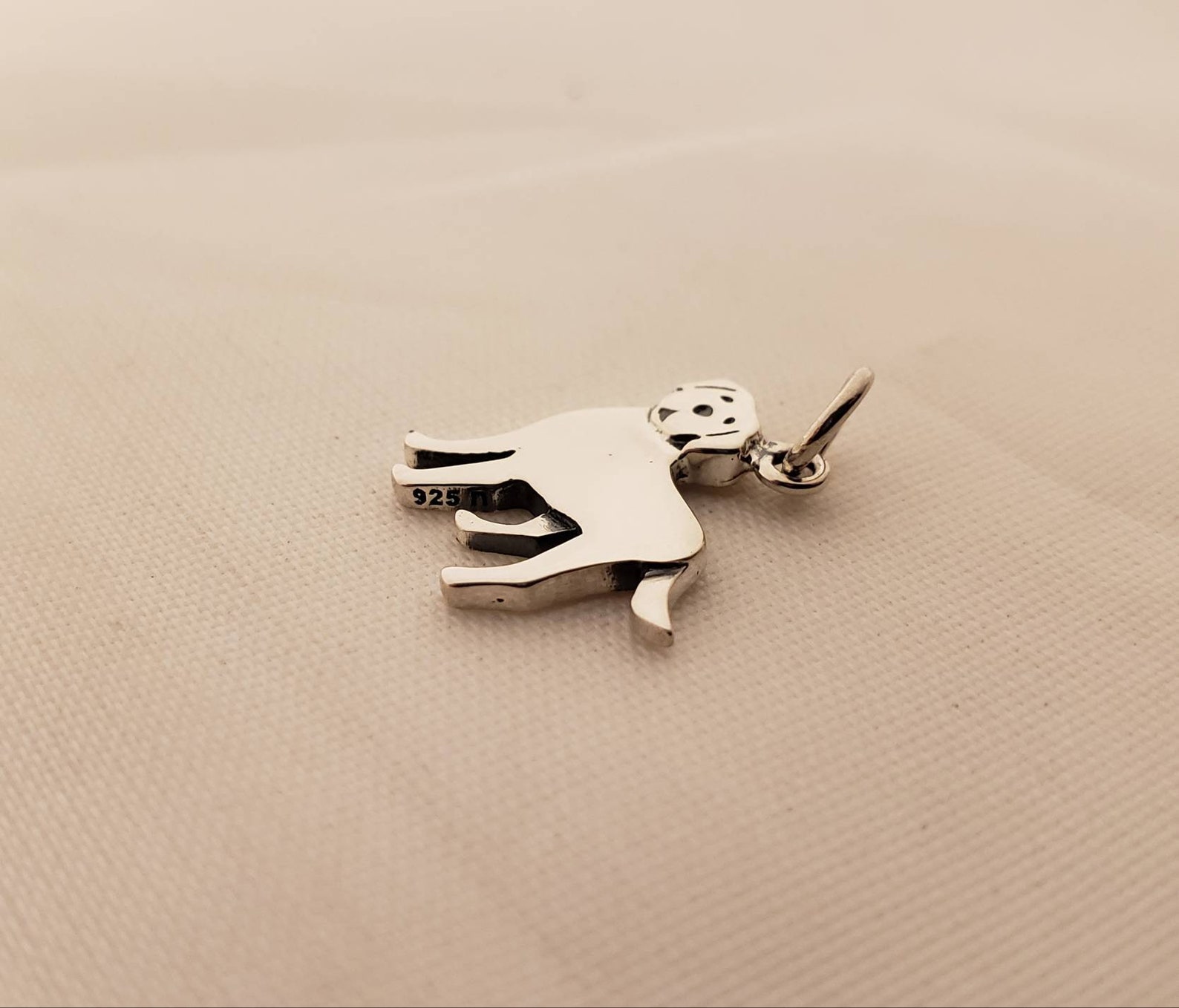Labrador Retriever Charm Sterling Silver Labrador Charm | Etsy