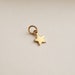 Tiny Natural Bronze Small Star Charm, Celestial Charm, Star Charm ...