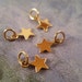 Tiny Natural Bronze Small Star Charm, Celestial Charm, Star Charm ...