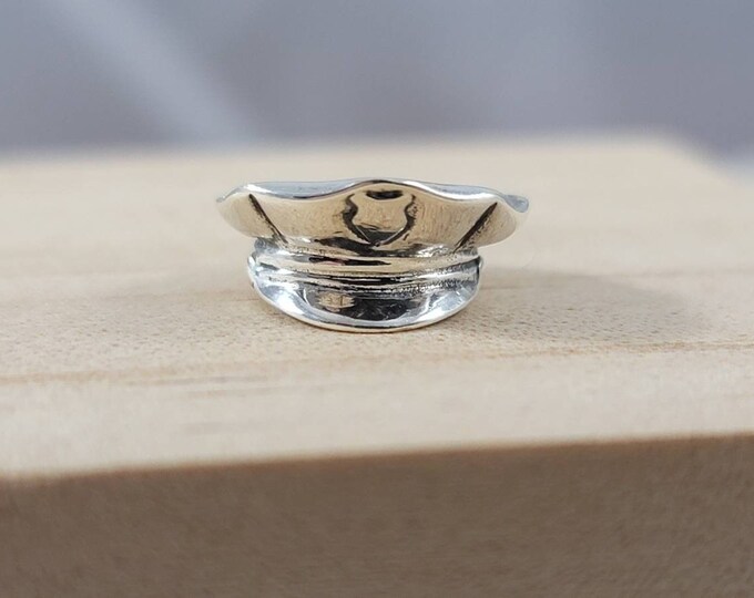 Sterling Silver Police Officer Hat Charm,police Service Cap Charm ...