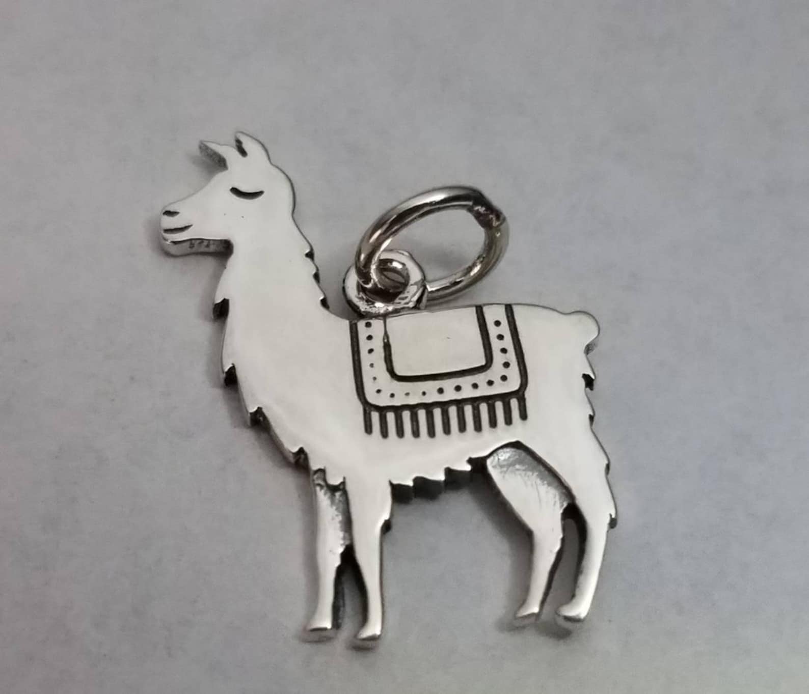 Sterling Silver Llama Charm Alpaca Charm Llama Jewelry - Etsy