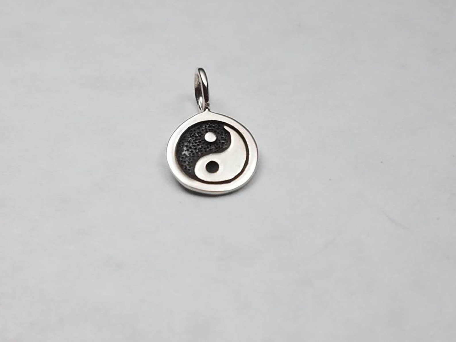 Sterling Silver Yin and Yang Charm Small Yin Yang Charm Ying - Etsy