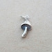 Tiny Sterling Silver Mushroom Charm Shroom Charm Sterling - Etsy