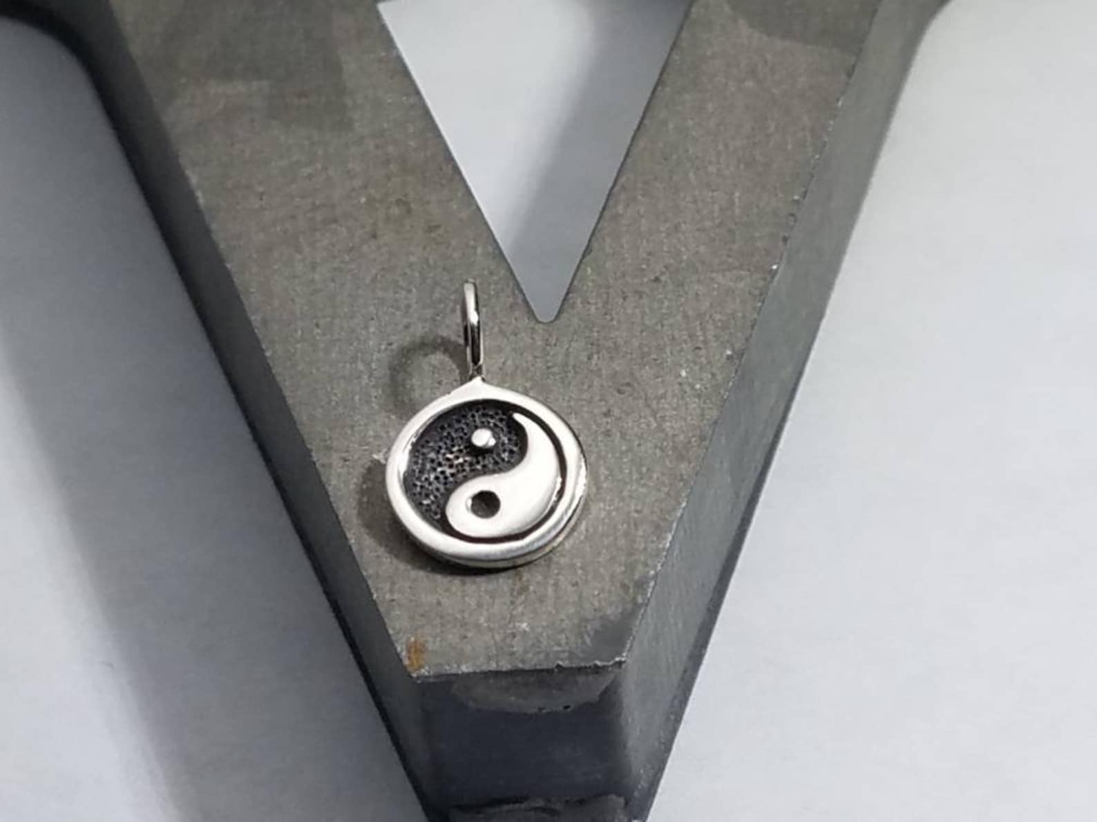 Sterling Silver Yin and Yang Charm Small Yin Yang Charm Ying - Etsy