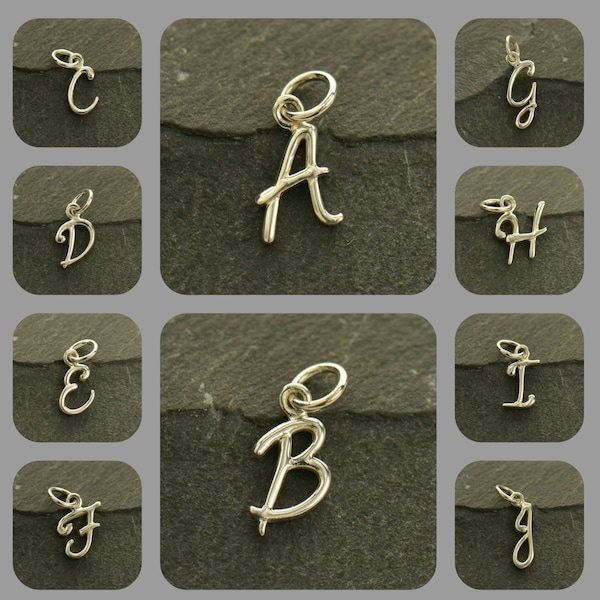 Personalized Small Sterling Silver Charms - Etsy