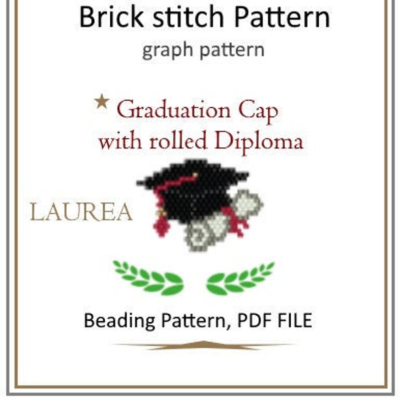 Beaded Graduation Cap Patterns - Etsy