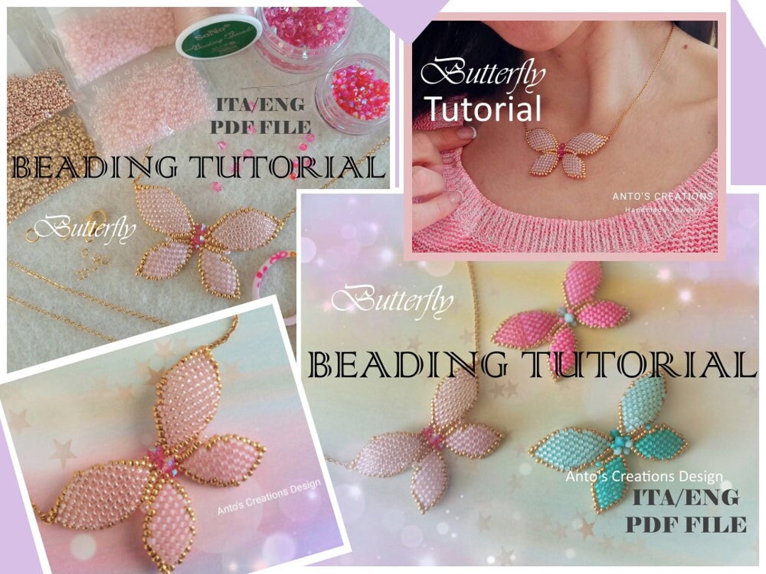 DIY Butterfly Tutorial,beading Tutorial, Brick Stitch Pattern,step by ...