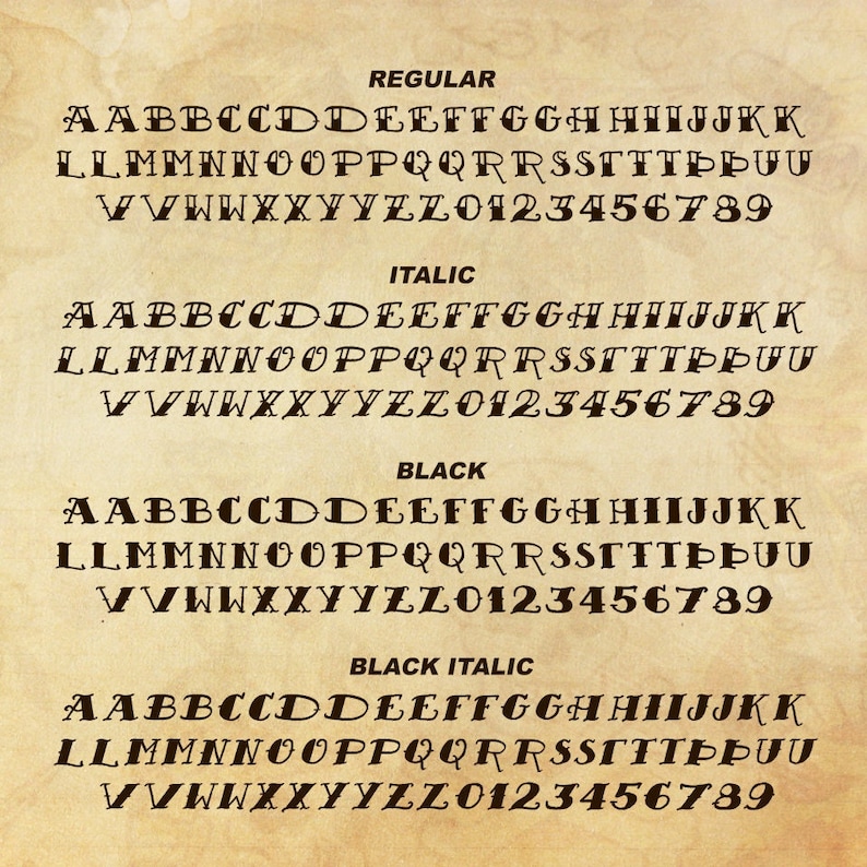 Sailor's Fat Tattoo Traditional Tattoo Script Font Alphabet - Etsy