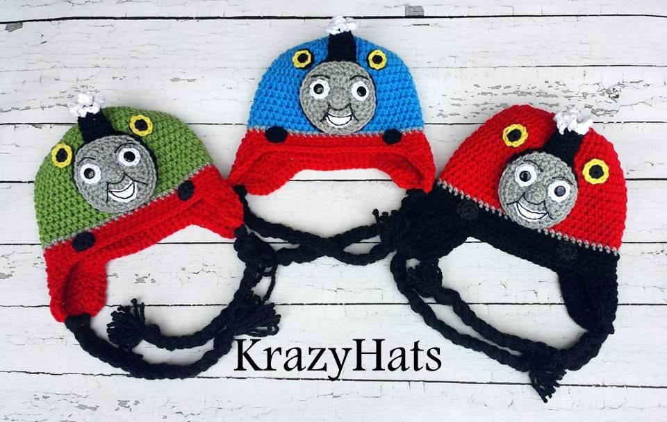 Crochet Train Hat. Blue Train Hat. Birthday Gift. Handmade Train Hat ...