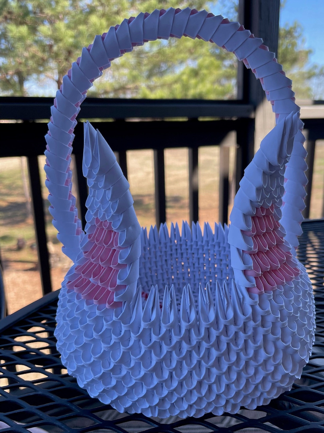 Bunny Origami Basket Tutorial - Etsy