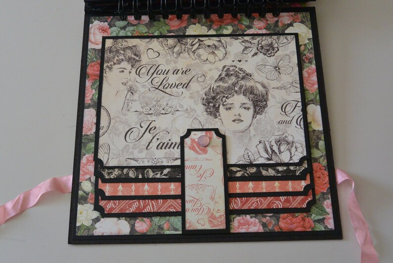 8 1/2" X 8 1/2" Mon Amour Mini Album Tutorial PDF - Etsy