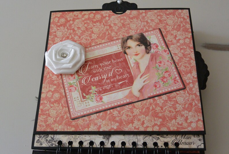 8 1/2" X 8 1/2" Mon Amour Mini Album Tutorial PDF - Etsy