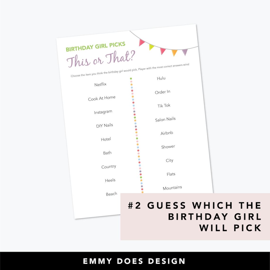 Adult Birthday Game Bundles, Virtual Birthday Games, Who Knows the ...