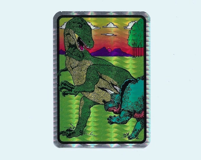 Tyrannosaurus Rex Prism Sticker Vending Decal Vintage Dinosaur - Etsy