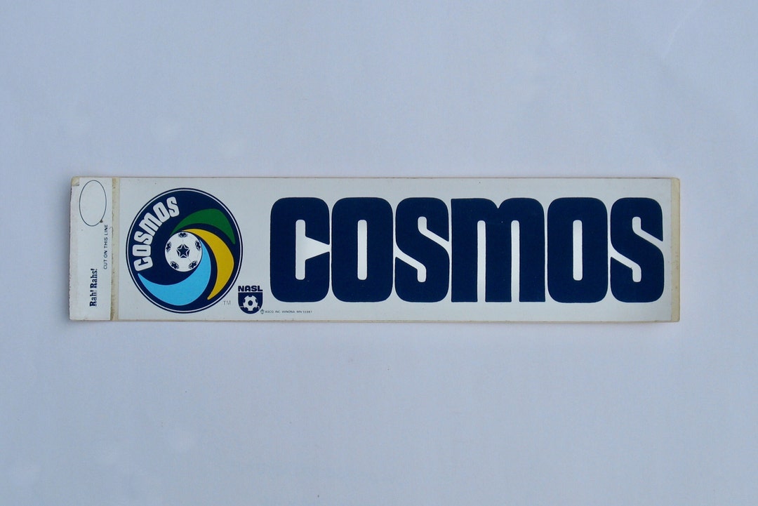 New York Cosmos, Soccer Bumper Sticker, NASL Decal, NY Team, Camper Van ...
