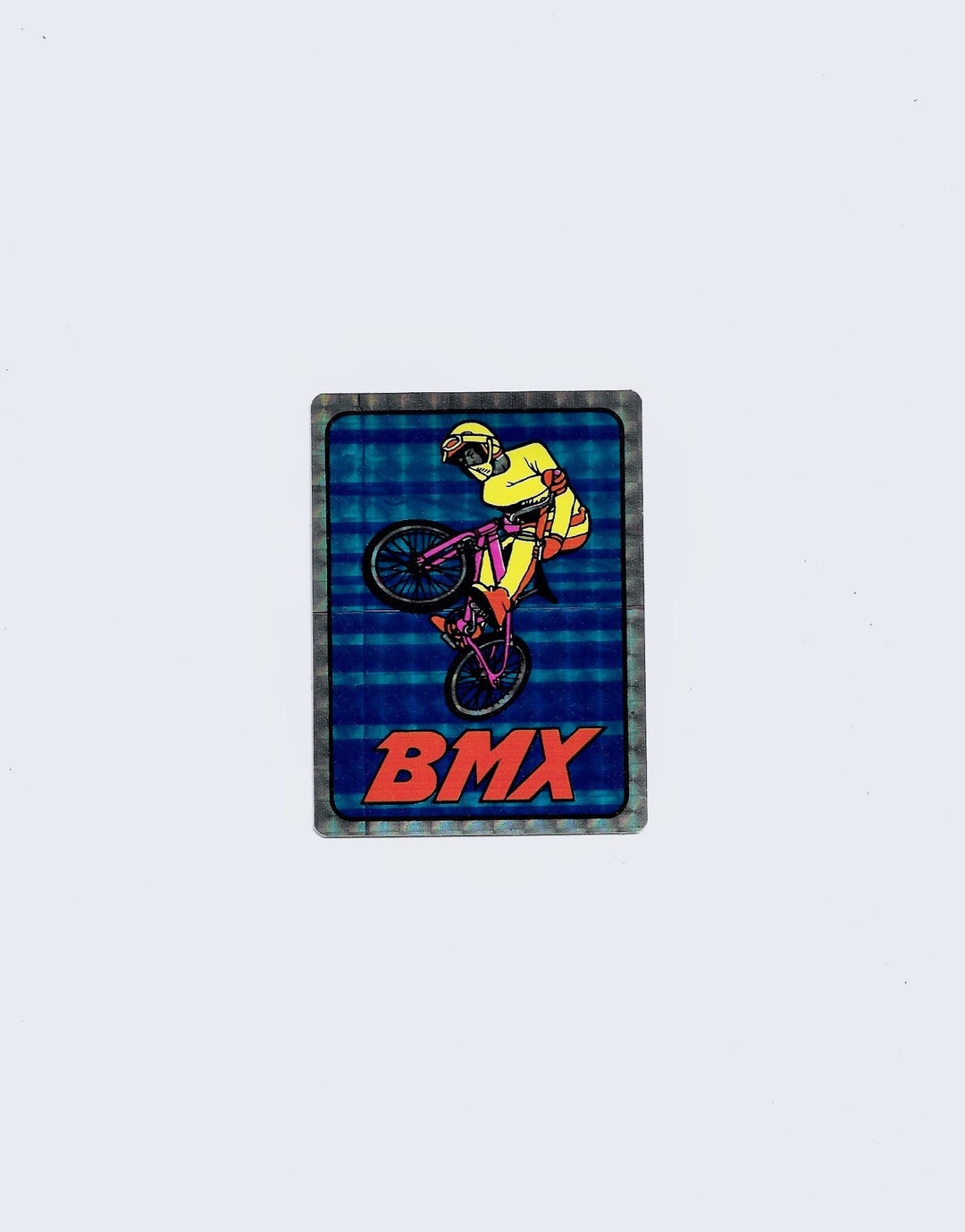BMX Prism Sticker, Bike Vending Decal, Holographic Metallic Foil Rad ...