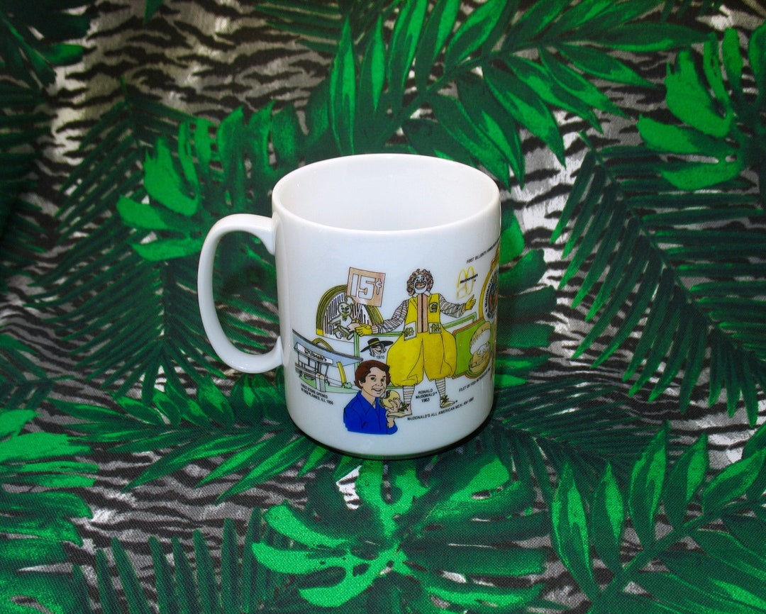 Mcdonalds Mug 20th Anniversary Restaurant Cup History Ronald Clown 70s ...